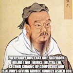 Confucius Says Meme Generator - Imgflip