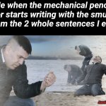 Guy with sand in the hands of despair Meme Generator - Imgflip