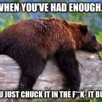 Lazy bear napping Meme Generator - Imgflip