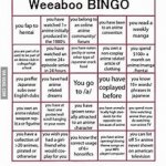 Weaboo Bingo Meme Generator - Imgflip