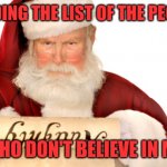 Santa Naughty List Meme Generator - Imgflip