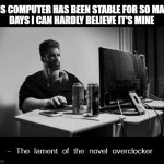 Gigachad On The Computer Meme Generator - Imgflip