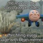 Plane flying from explosions Meme Generator - Imgflip
