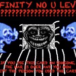 Infinity no u level ??????????????????????????????? Meme Generator ...