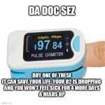 OXIMETER Blank Template - Imgflip