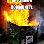 Dumpster Fire Blank Template - Imgflip