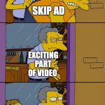 Moe throws Barney Meme Generator - Imgflip