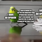 bird running from explosion Blank Template - Imgflip