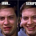 Peter Parker Sad Cry Happy cry Meme Generator - Imgflip