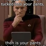 picard thinking Blank Template - Imgflip