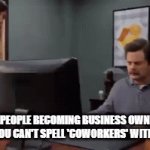 Ron Swanson trash computer Blank Template - Imgflip