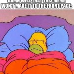 Homer Napping Meme Generator - Imgflip
