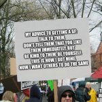 Blank protest sign Meme Generator - Imgflip