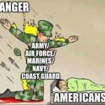 Soldier protecting sleeping child Meme Generator - Imgflip