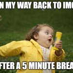girl running Meme Generator - Imgflip