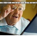 old lady at computer Meme Generator - Imgflip