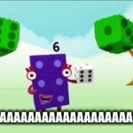 NumberBlock 6 I Like To Roll The Dice Meme Blank Template - Imgflip