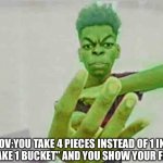 Beast Boy Holding Up 4 Fingers Meme Generator - Imgflip
