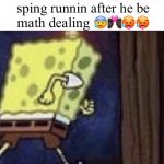 Spongebob running Meme Generator - Imgflip