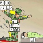 Soldier protecting sleeping child Meme Generator - Imgflip