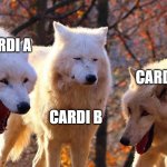 2/3 wolves laugh Meme Generator - Imgflip