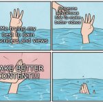 High five drown Blank Template - Imgflip