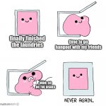 Pink Blob In the Box Blank Template - Imgflip