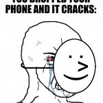 Pretending To Be Happy, Hiding Crying Behind A Mask Meme Generator ...