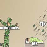 Soldier not protecting child Meme Generator - Imgflip