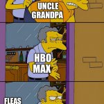 Moe throws Barney Meme Generator - Imgflip