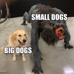dog vs werewolf Meme Generator - Imgflip