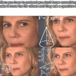 Math lady/Confused lady Blank Template - Imgflip