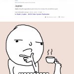 Guy holding a tea cup with a foot Meme Generator - Imgflip