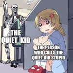Anime Girl Hiding from Terminator Meme Generator - Imgflip