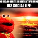 elmo nuclear explosion Meme Generator - Imgflip