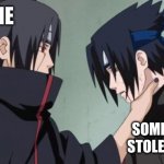 Itachi Choking Sasuke Meme Generator - Imgflip