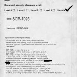 SCP document Meme Generator - Imgflip
