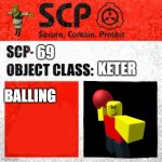 SCP Label Template: Keter Blank Template - Imgflip