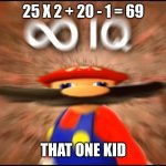 Infinity IQ Mario Meme Generator - Imgflip