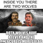Inside you there are two wolves Meme Generator - Imgflip