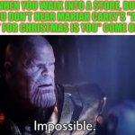 Thanos Impossible Meme Generator - Imgflip