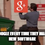 Ron Swanson trash computer Blank Template - Imgflip