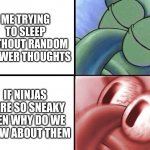 sleeping Squidward Meme Generator - Imgflip