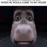 Donkey staring Blank Template - Imgflip