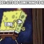 Spongebob running Meme Generator - Imgflip