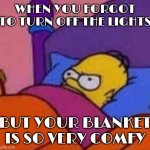 angry homer simpson in bed Meme Generator - Imgflip