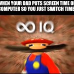 Infinity IQ Mario Meme Generator - Imgflip