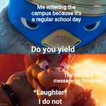 Do you yield? Meme Generator - Imgflip