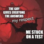 Man giving sword to larger man Meme Generator - Imgflip