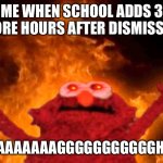 elmo fire Meme Generator - Imgflip